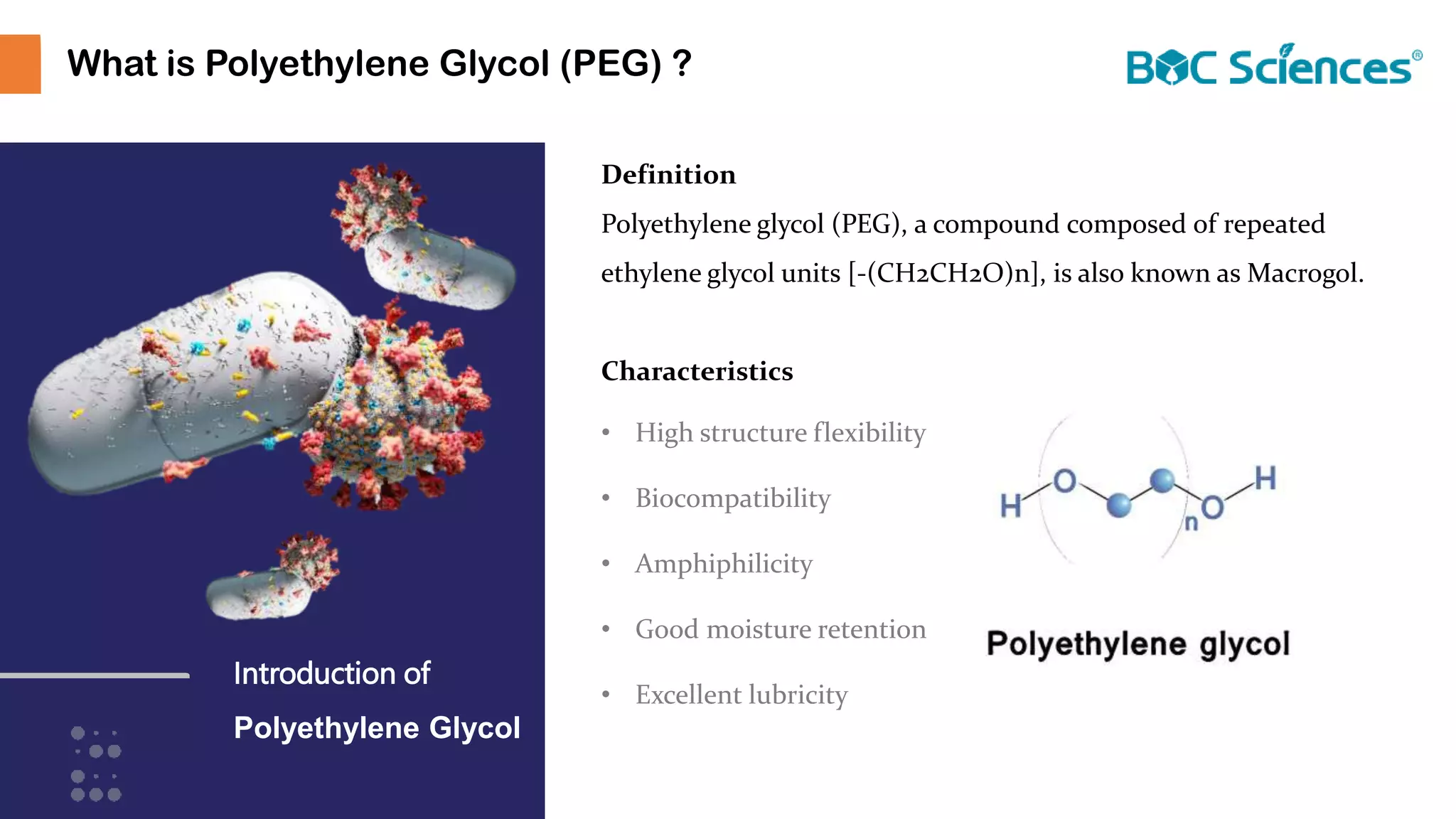 PEG for Drugs and Drug Delivery Systems.pptx