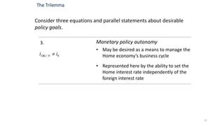 Pegging and the trilemma | PPT