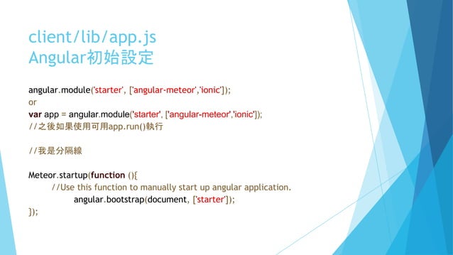 Angular-meteor with ionic | PPT