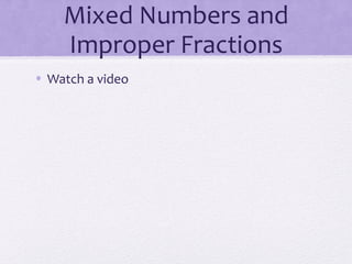 Teaching Fractions using Visuals | PPT