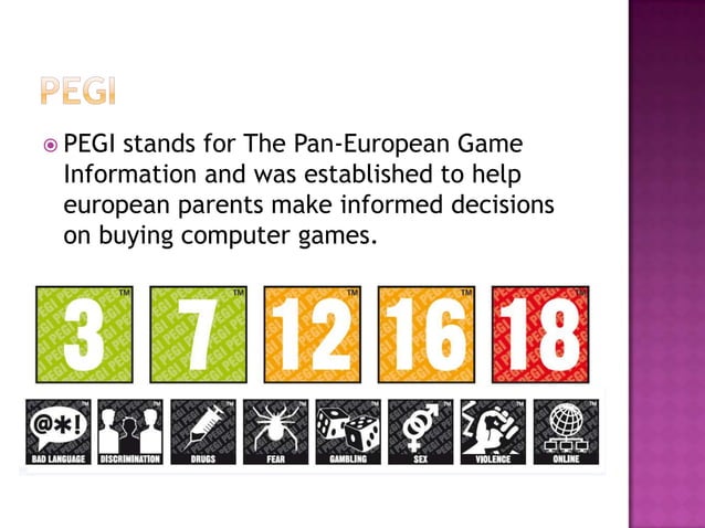 PEGI stuff | PPT