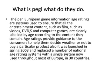 Pegi | PPT
