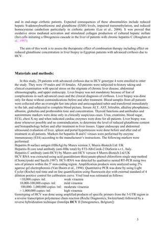 Pegintron and decompensated cirrhosis due to hcv final with glutathione ...