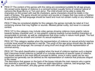 Pegi powerpoint | PPT