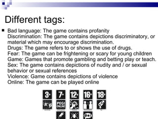 Pegi powerpoint | PPT