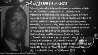 Pego ya bofemenisi go lebeletswe Lenong la gauta | PPTX