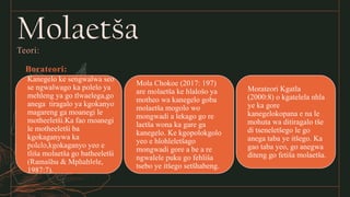 Pego ya Molaetša wa A tla a hwa letswalo.pptx