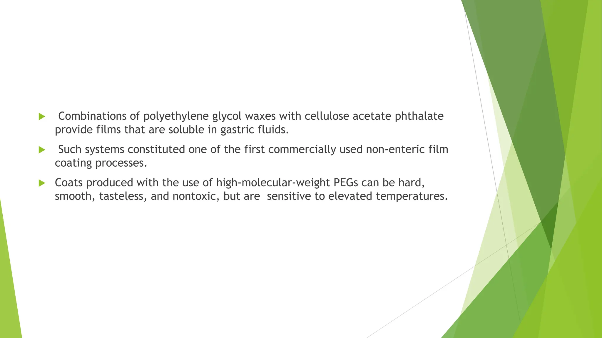 PEG, Pharmaceutical Product Development sem8 | PPTX