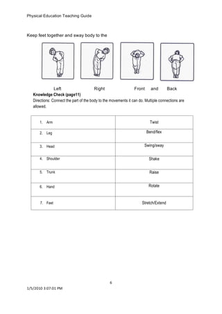 Pe gr. 1 teacher's guide (q1&2) | PDF