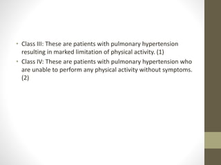 pulmonary artery hypertension | PPTX