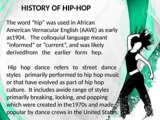 Grade 12 - Hip-hop/Street Dance PowerPoint.pptx