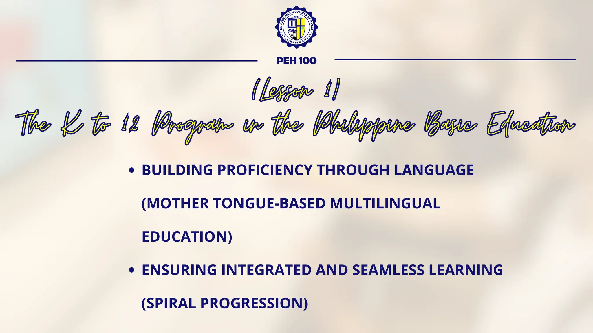 The K to 12 Program in the Philippine Basic Education | PDF