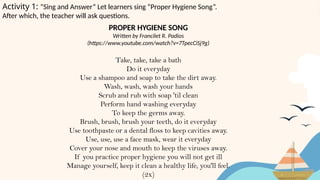 P.E. AND HEALTH WEEK 2 PRESENTATION QUARTER 1 | PPTX