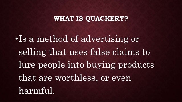 PE Health and Fitness Quackery