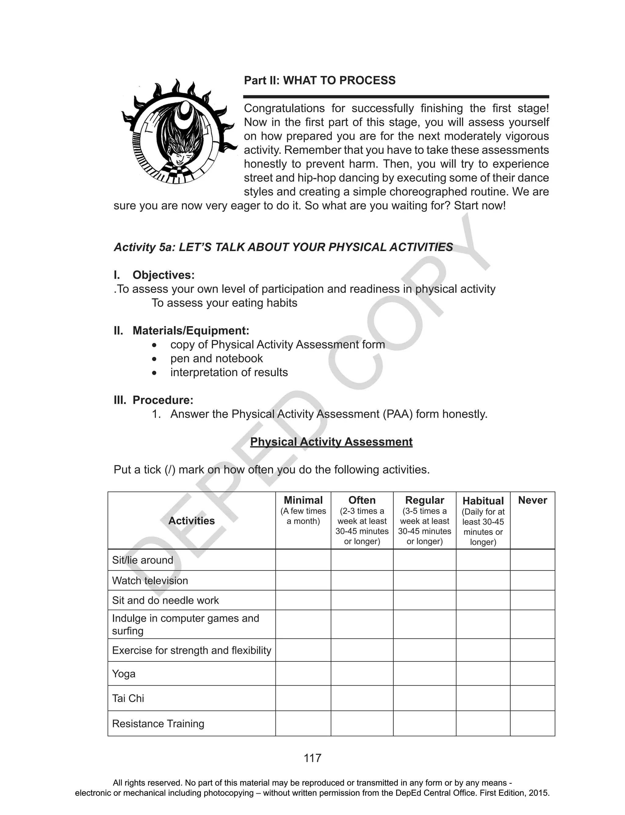 MAPEH Active Recreation (Street and Hip-hop Dances) | PDF