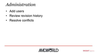 Hands-on with Source Control: Using MadCap Flare with a Cloud Source Control Provider | PPTX