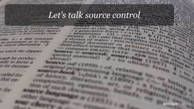 Hands-on with Source Control: Using MadCap Flare with a Cloud Source Control Provider | PPTX