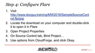 Hands-on with Source Control: Using MadCap Flare with a Cloud Source ...