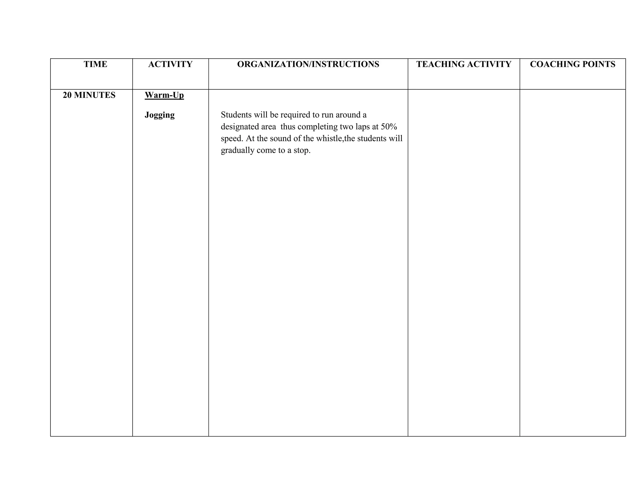 Physical Education IA | DOCX