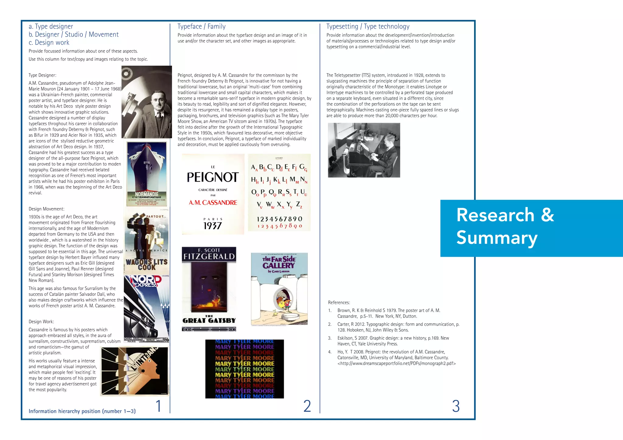 Peignot poster documentation | PDF