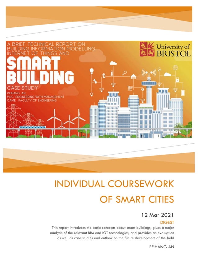 Smart Building Technical Report with Case Study | PDF | Civil Engineering Industry | Industries