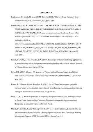 Smart Building Technical Report with Case Study | PDF