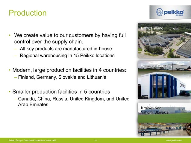 Peikko Group Introduction | PPT