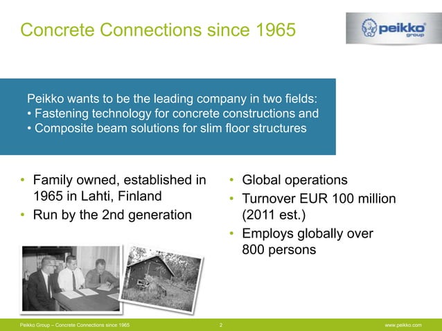 Peikko Group Introduction | PPT
