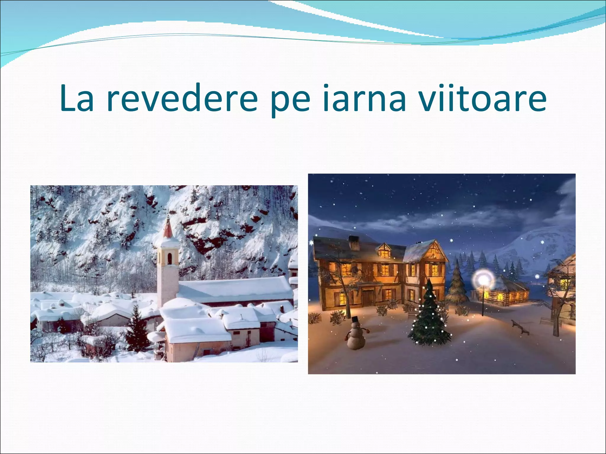 Peisaje mirifice de iarna | PPT