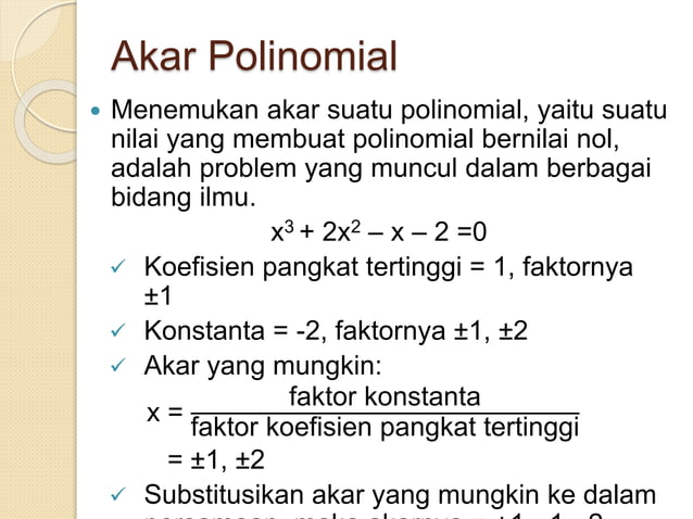 Pekan 10 - Persamaan Polinomial.pptx