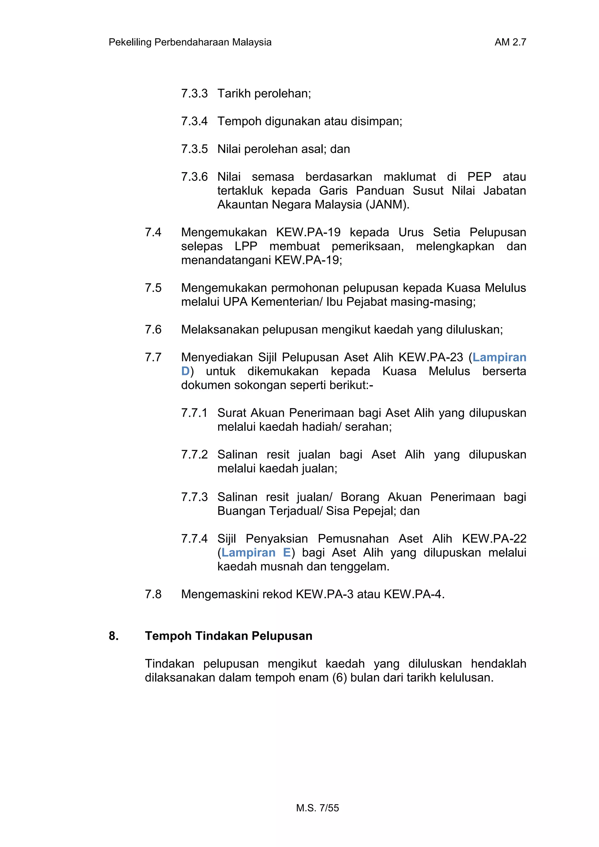 Pekeliling 1 pp 2018 (modal & inventori) | PDF