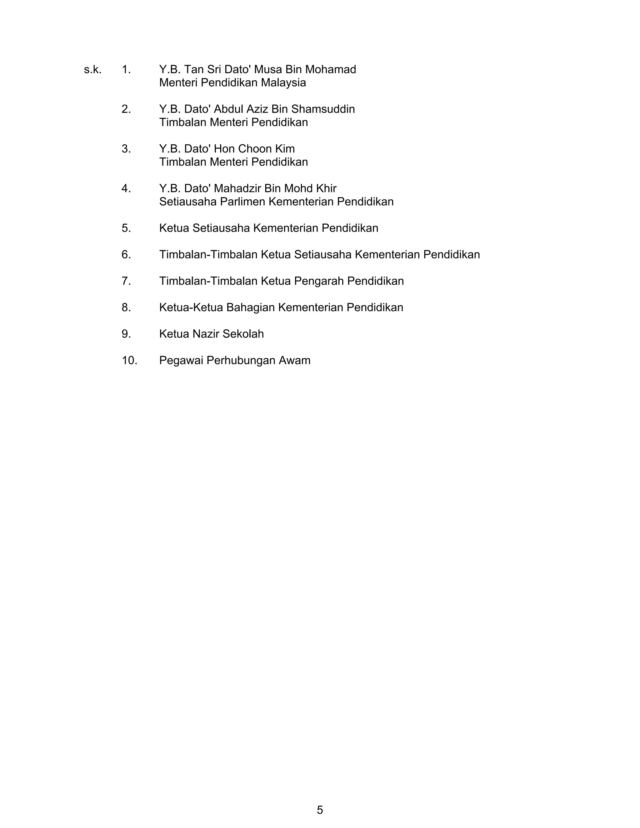 Pekeliling keselamatan | PDF