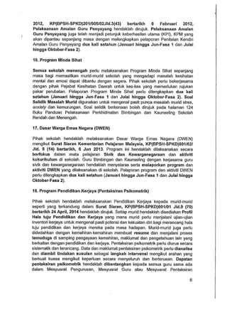 Pekeliling kpm pelaksanaan dan pematuhan dasar bn k | PDF