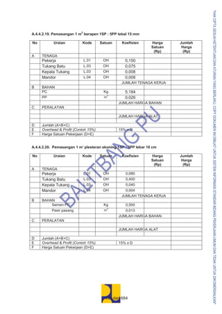 Pekerjaan dinding | PDF