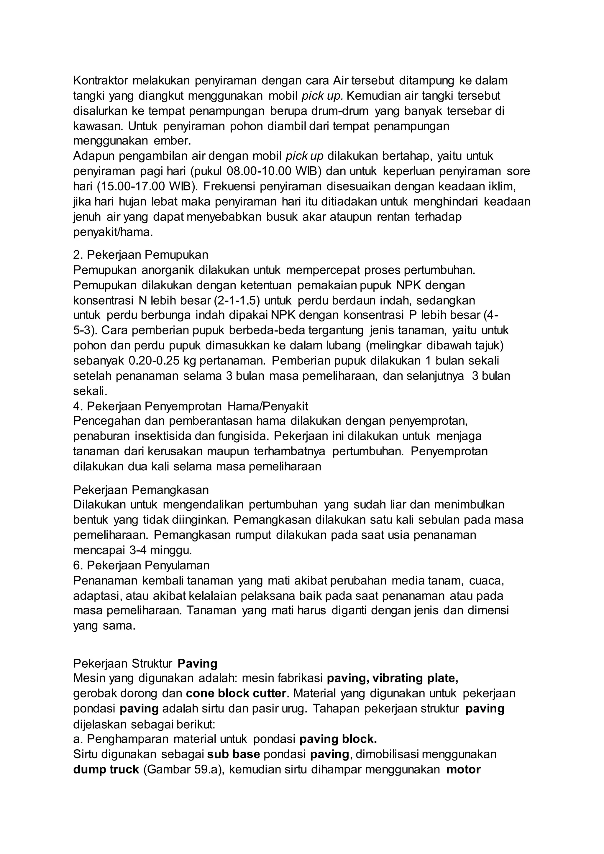 Pekerjaan persiapan | DOCX