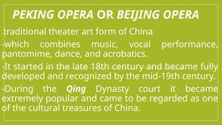 peking opera fourth grading of music 8 main role of peking opera and ...