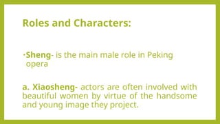 peking opera fourth grading of music 8 main role of peking opera and ...