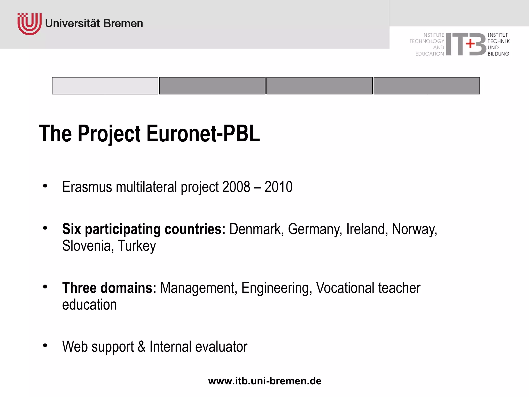 Practice based learning in Higher Education | PPT