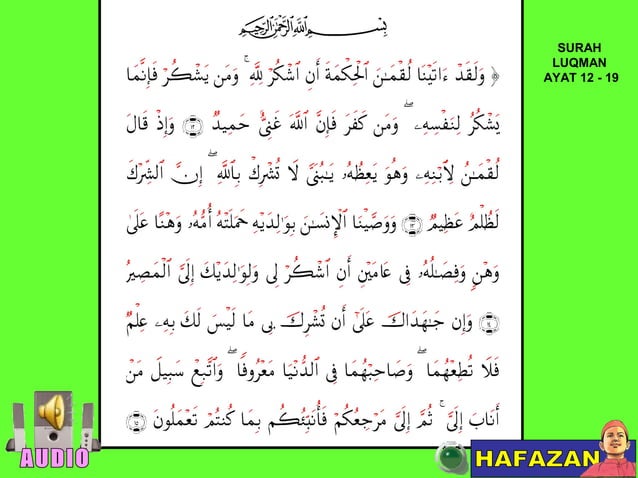 Pel. 7 nasihat luqman | PPT