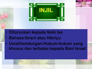 Pel. 14 beriman dengan kitab kitab suci | PPT