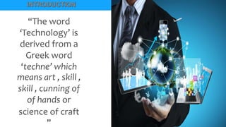 Technology as core strength of nation | PPTX | Business | Business and Finance