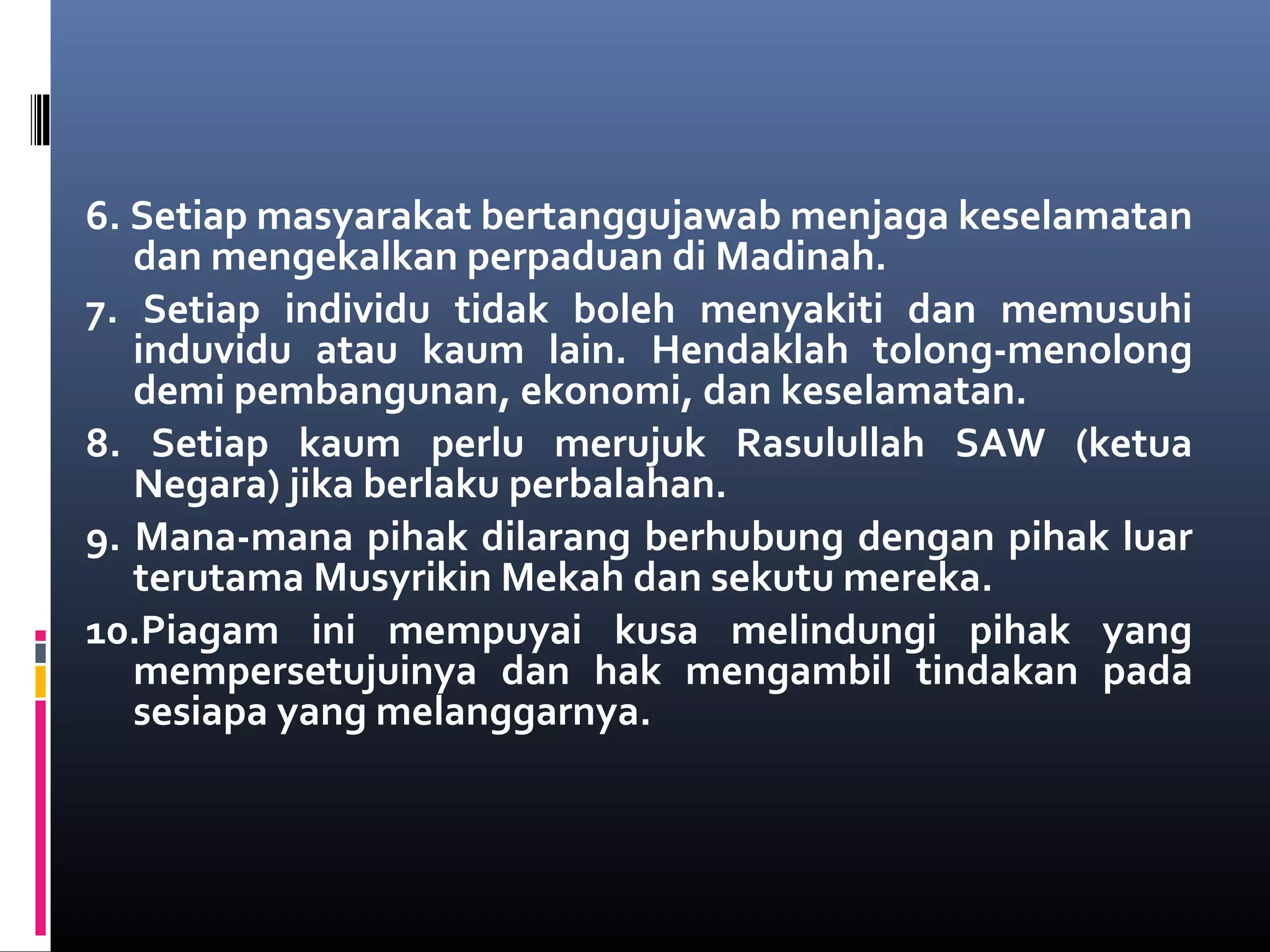 piagam madinah | PPT