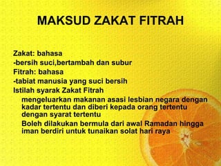 Pel. 18 zakat fitrah | PPT