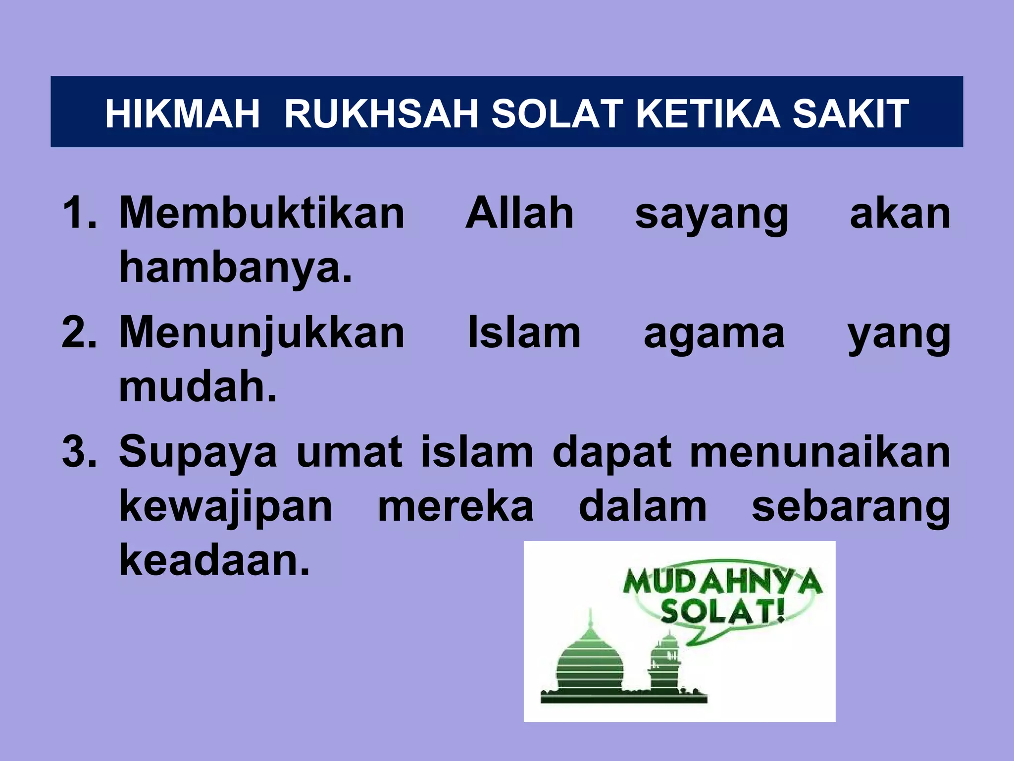 solat ketika sakit | PPT