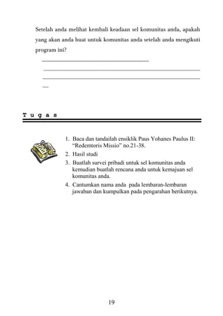 Pel 3 sel komunitas | PDF