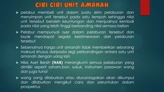 Pelaburan Unit Amanah | PPTX
