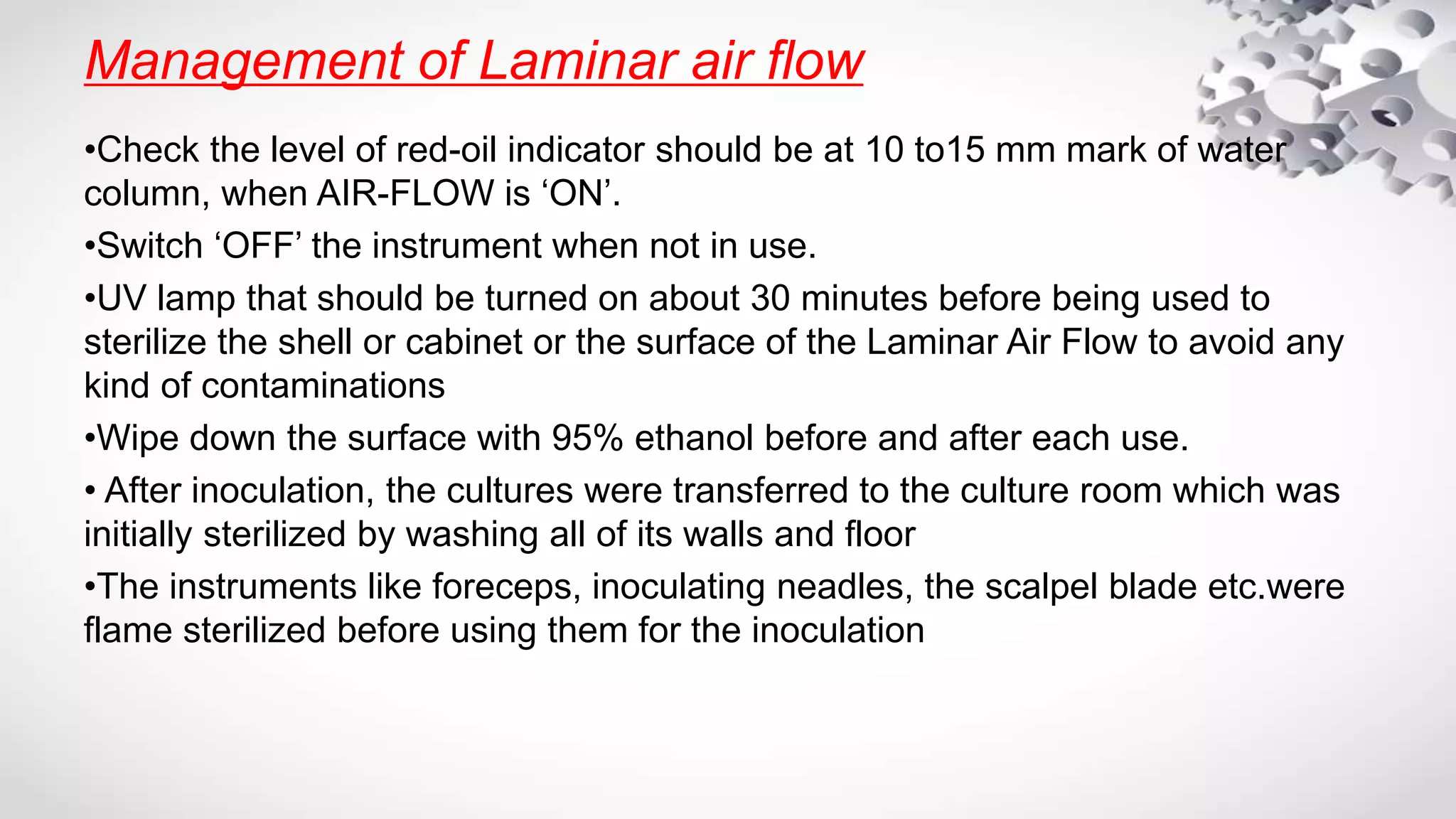 laminar air flow working & validation | PPT