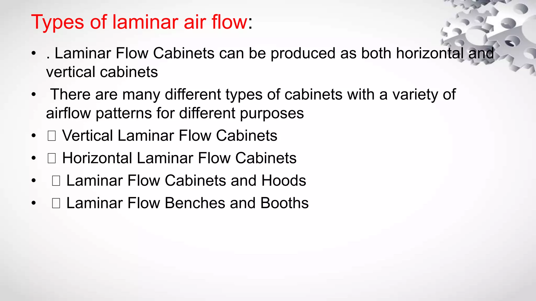 laminar air flow working & validation | PPT