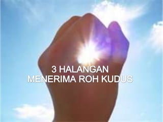 Pelaj 11 bekerja di alam roh | PPTX