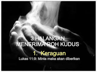 Pelaj 11 bekerja di alam roh | PPTX